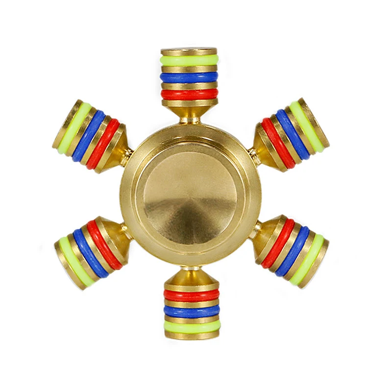 Rainbow Fidget Spinner Metal Finger Spinner Hand Spinner Brass For ...
