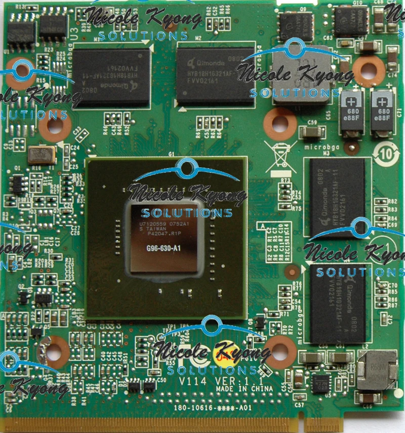 9600M GT G96 630 A1 VG.9PG06.002 DDR3 512M Graphic VGA Video card for ...