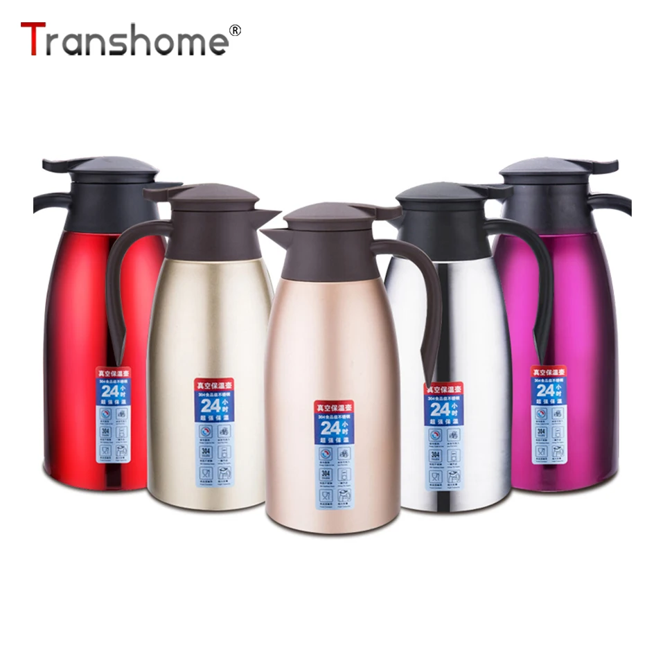 Transhome 2L Thermos Mug Large Capacity Thermos Cup Stainless Steel ...