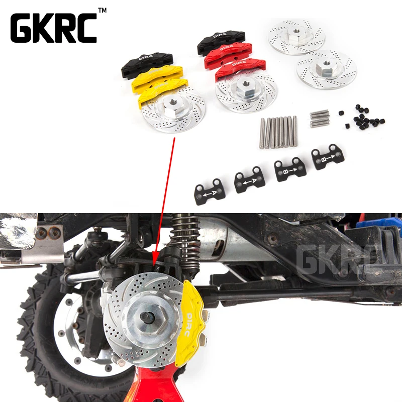 Simulation Aluminium Legierung Bremsscheibe für 1/10 Rc Crawler Auto ...