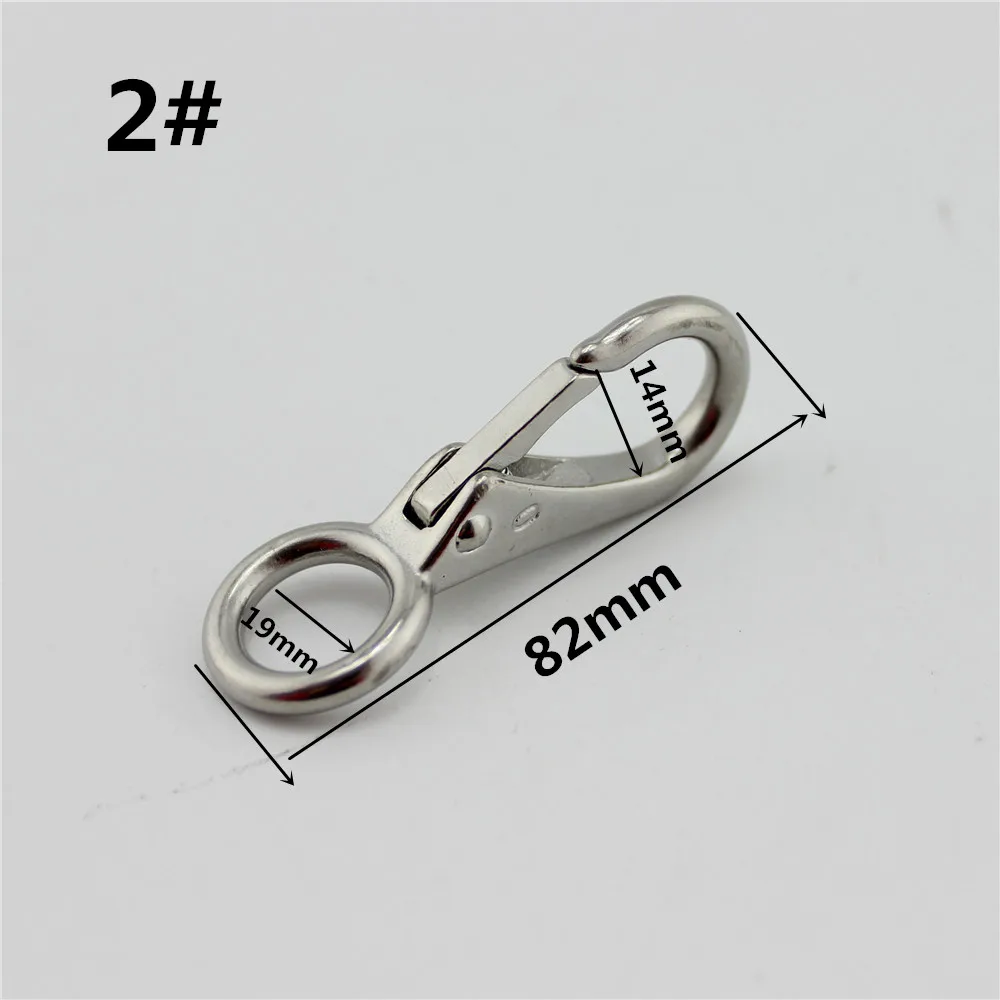 5pcs per lot Stainless Steel Boats Sailing Rigid Loaded Fixed Eye Boat ...
