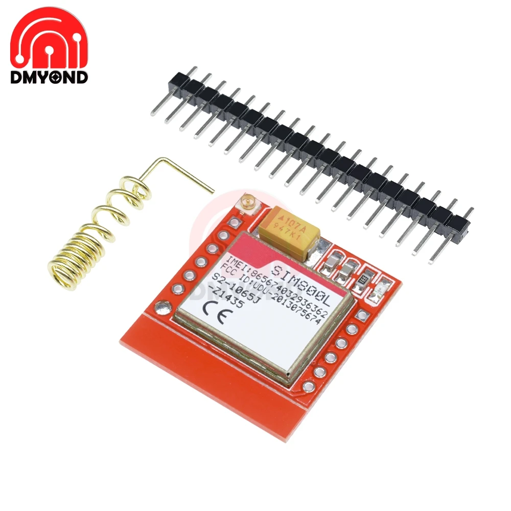 Mini SIM800L GPRS GSM Module MicroSIM Card Core Wireless Board Quad ...