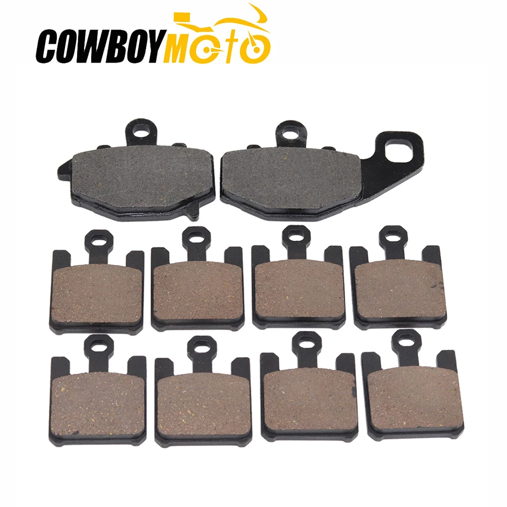 Motorcycle 10pcs Set Front Rear Brake Pads For Kawasaki Zx6r Zx 6r