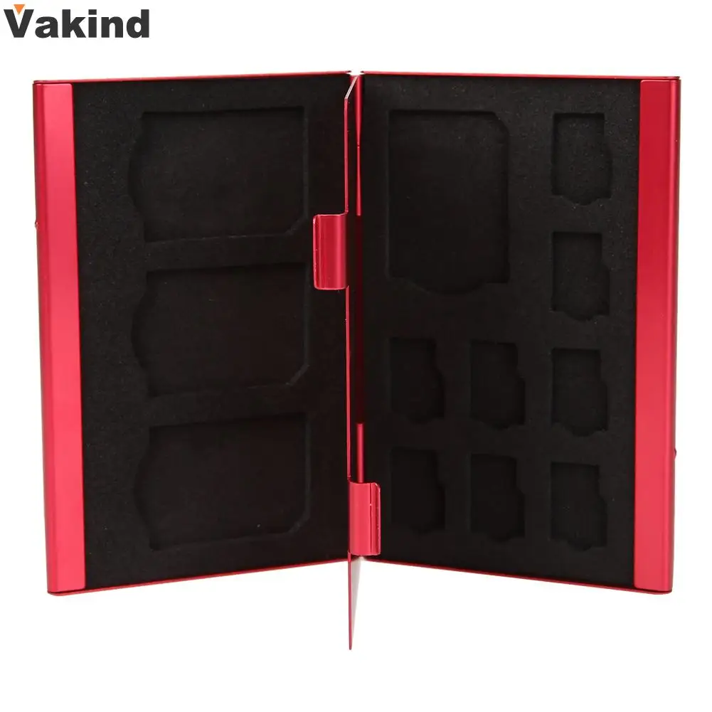 Deck Aluminium Alloy 8tf 4sd Memory Cards Storage Box Holder
