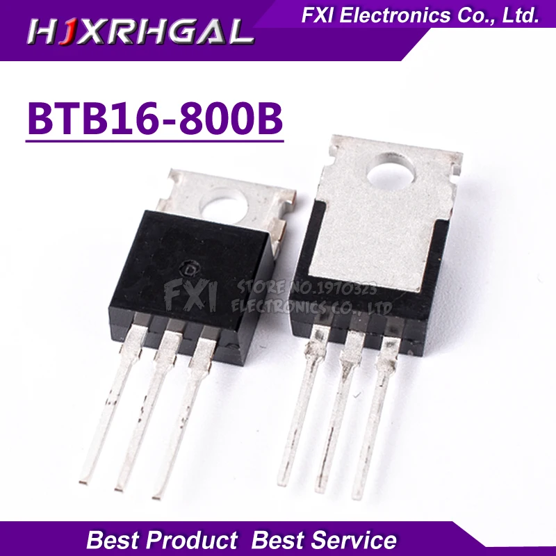 10pcs BTB16 800B BTB16 800 BTB016 Triacs 16 Amp 800 Volt TO 220 new ...