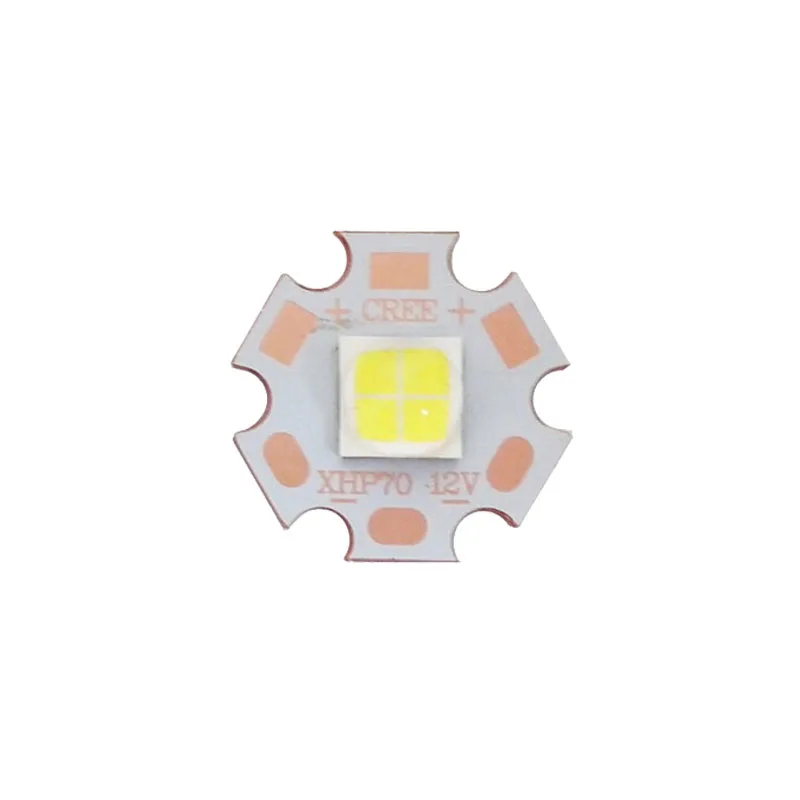 5X CREE XLamp XHP70 LED 광원/6V 또는 12V 20mm 구리 플레이트 무료 배송, CREE XLamp LED ...