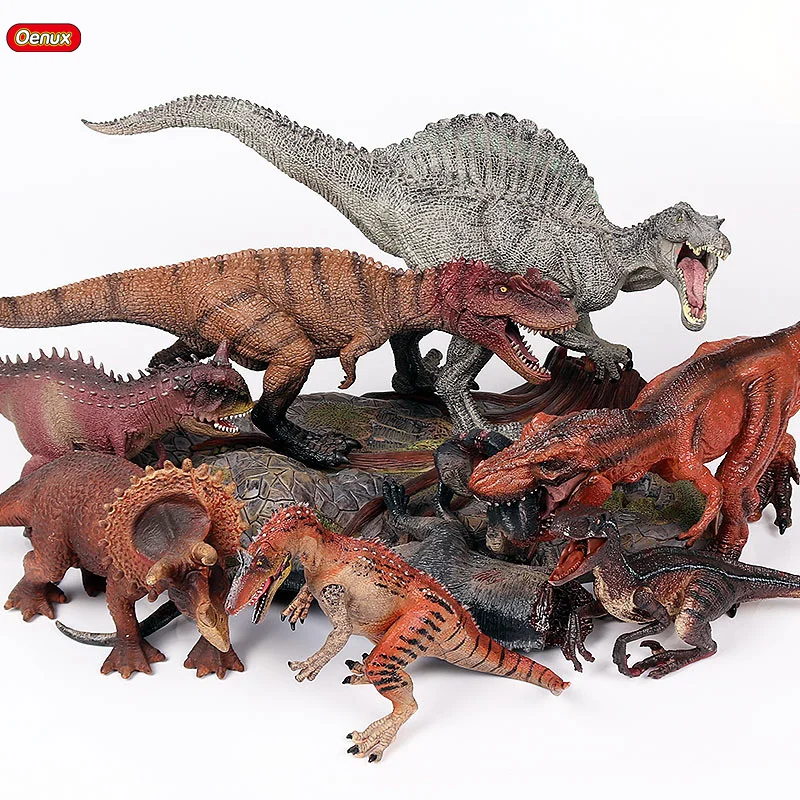 Oenux Original Dinosaur World Simulation T-Rex Ceratosaurus Blue Savage ...