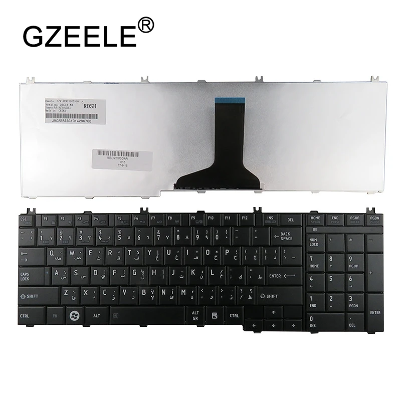 AR-SP-BR-UK-keyboard-For-Toshiba-Satellite-L670-L670D-L675-L675D-C660 ...
