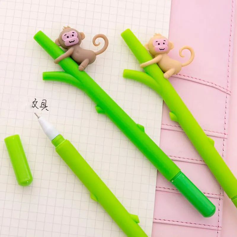Pens School Monkey | Cute Monkey Stationery | Monkey Office Supplies ...