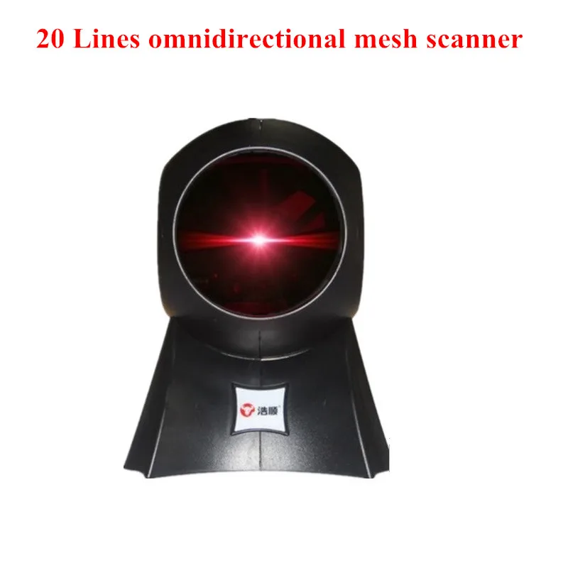 Laser barcode scanner 20 lines automatic omnidirectional desktop ...