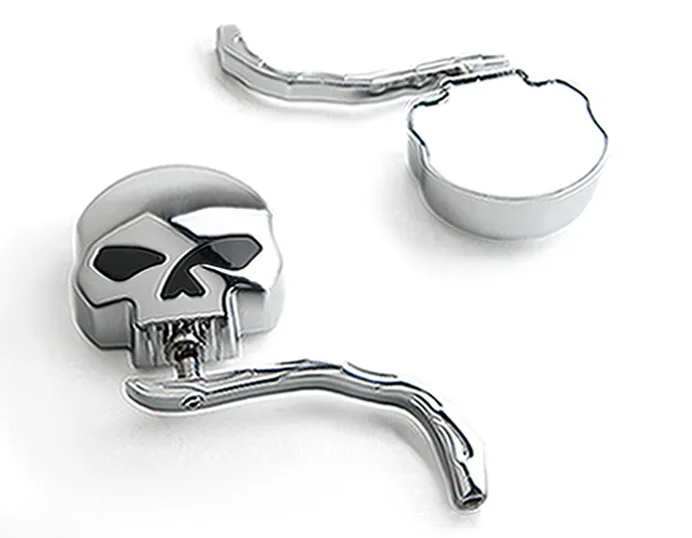 Black/Chrome two Color Custom Rear View Mirrors Pair For Honda Shadow ...