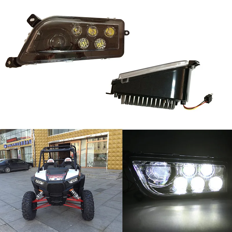 POLARIS RAZOR 1000 LED HEADLIGHT UTV ATV LED HEADLAMP FOR 2014 2016 ...