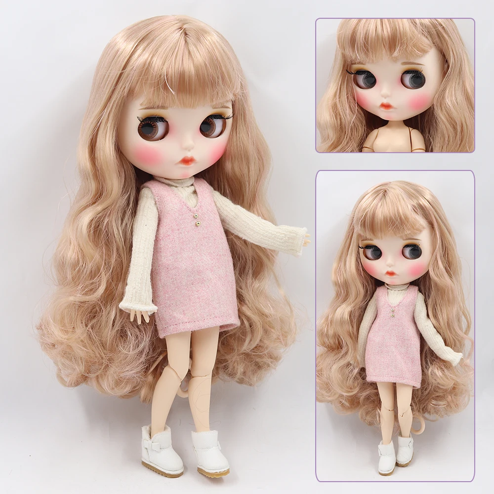 Isabella – Premium Custom Neo Blythe Doll with Pink Hair, White Skin ...