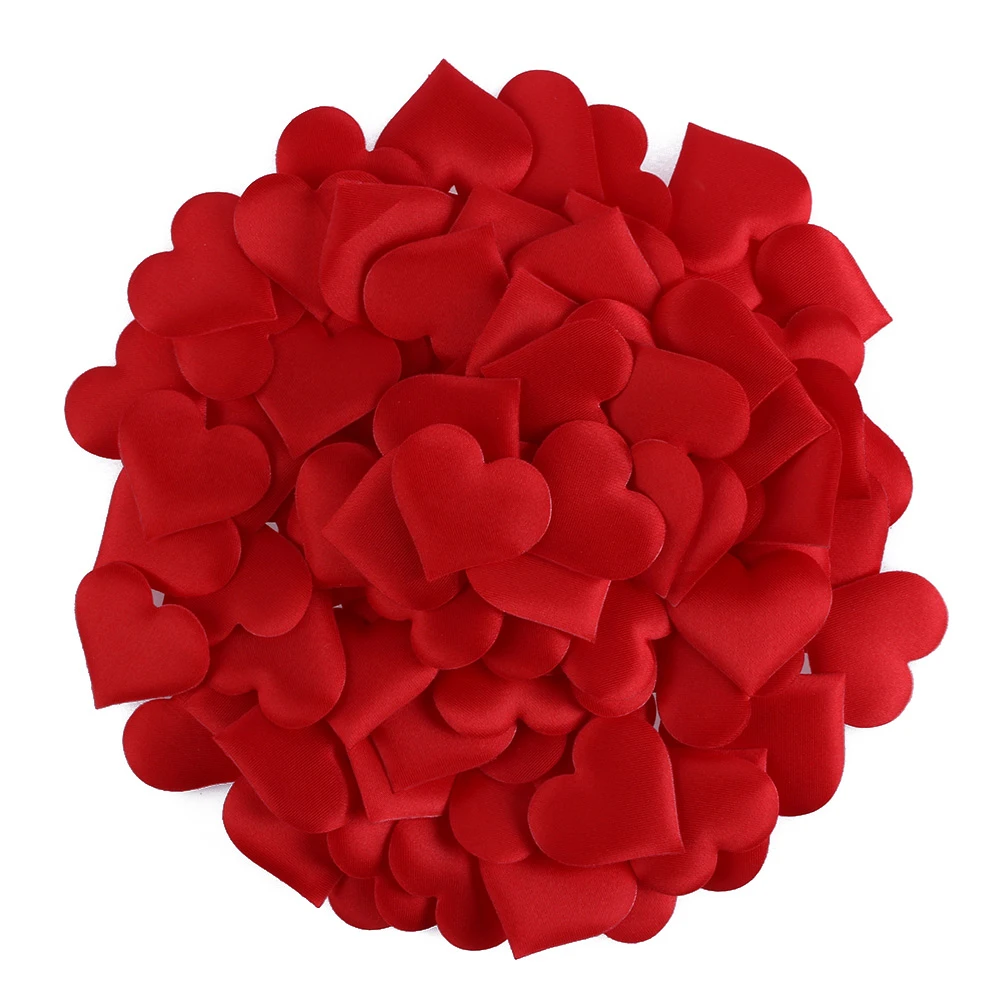 100pcs/lot Love Heart Shaped Sponge Petal For Wedding Decorative ...