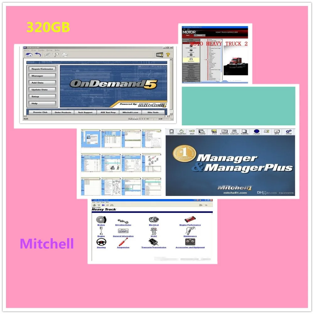 Mitchell on demand 5.8 및 mitchell & moto 대형 트럭 + mitchell manager plus ...