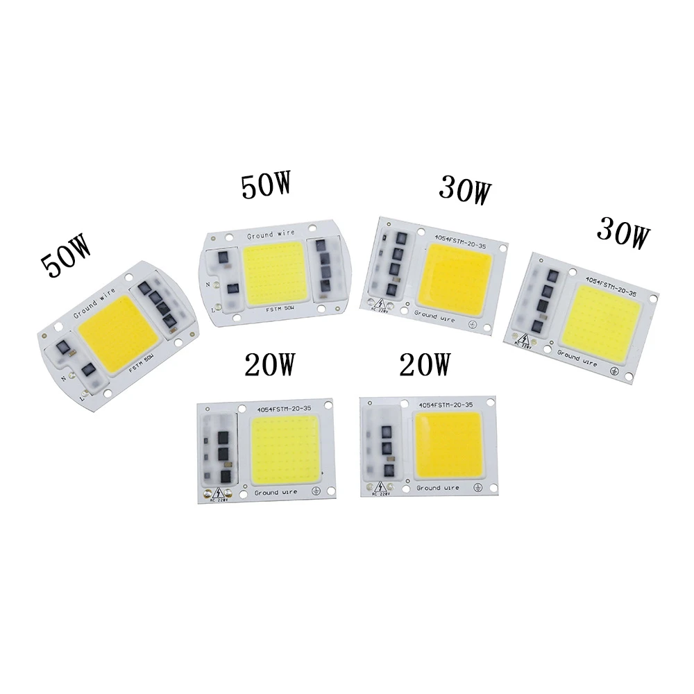 LED COB Lamp Chip 20W 30W 50W I S IC D Cold/Warm W RDNH ￡0.99 ...