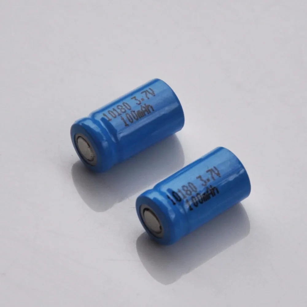 2-4PCS 3.7V 10180 lithium ion rechargeable battery li-ion cell baterias ...