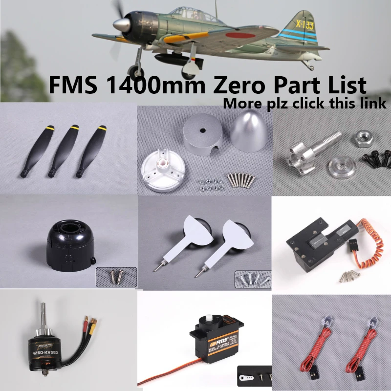 Spinner Fms Zero 1400mm | Fms Rc Airplanes Parts | Fms 1400mm Zero ...