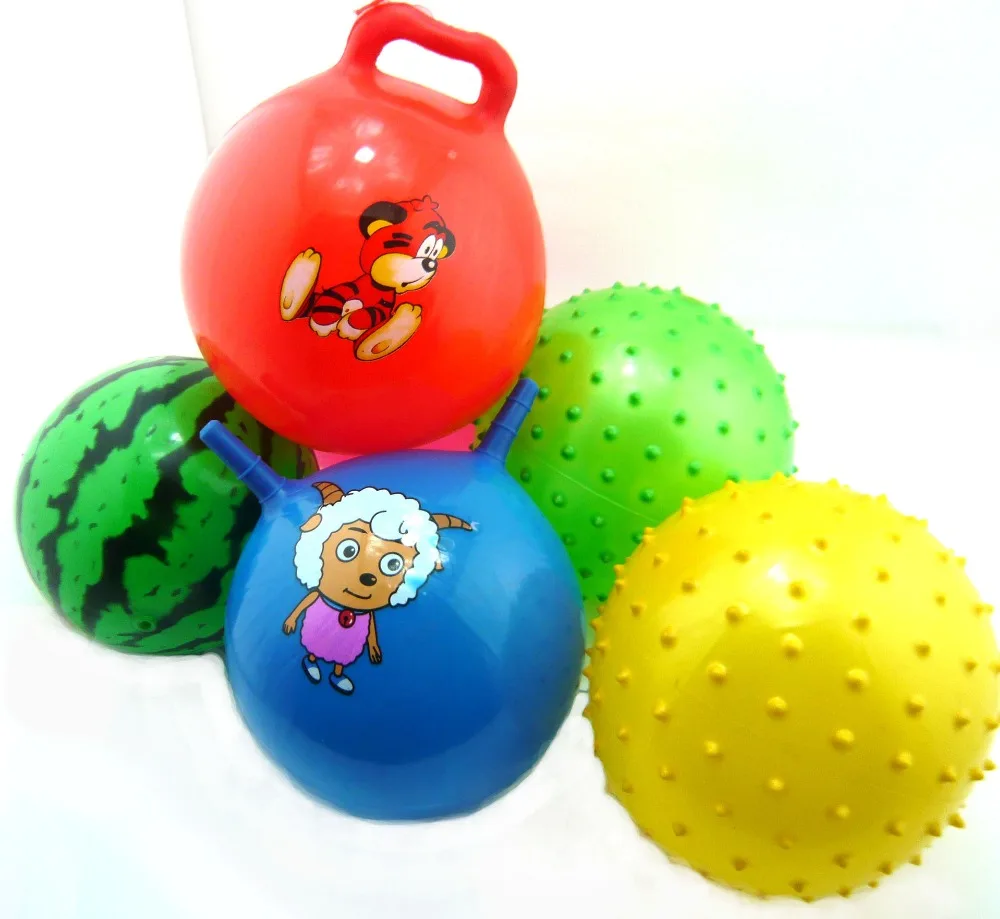 2017 New 10 Pcs Thickened Children Inflatable Toy Baby Massage Ball ...