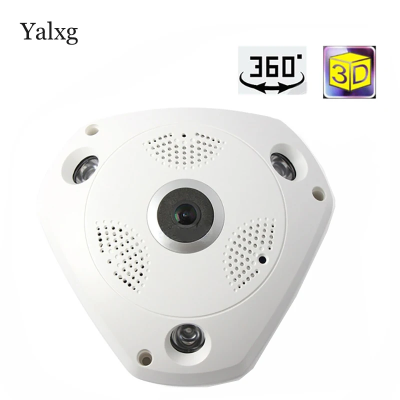 New Home Security IP 1.3MP/3MP Fish Eye Panoramic 1080P Built in Micro ...