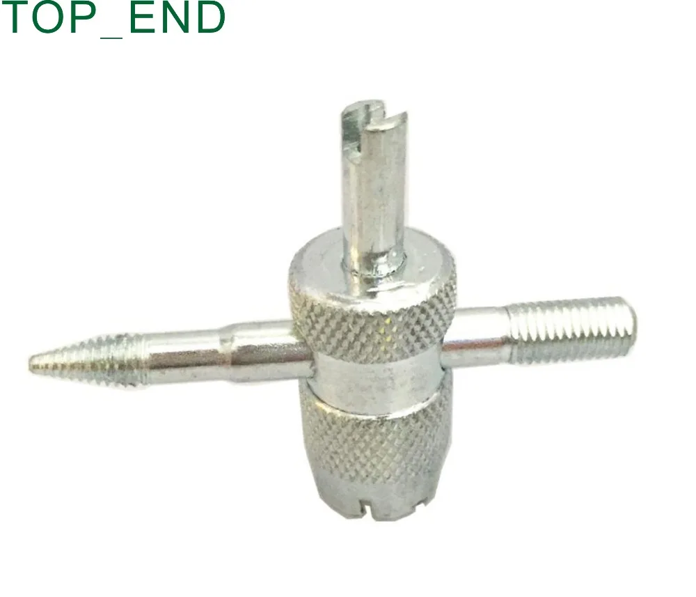 Professional 4 Way Valve Tool, 4 In 1 Valve Repair Tool, Zinc Plated ...
