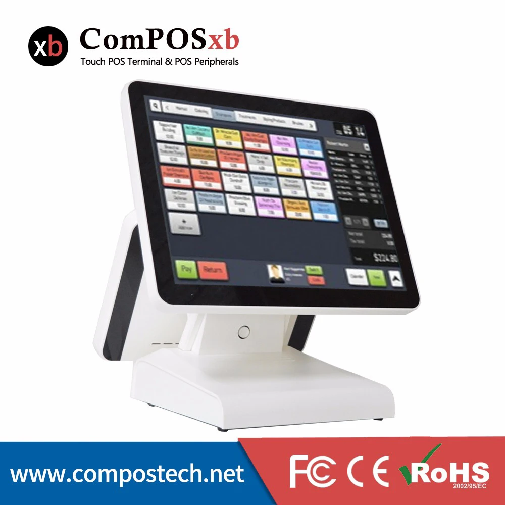 POS machine Dual Screen POS System 15"12" dual screen pos system -in ...