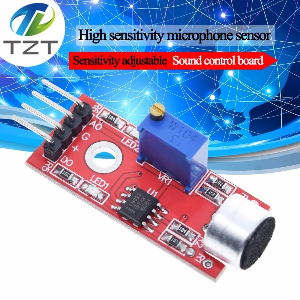 High Sensitivity Sound Microphone Sensor Detection Module For Avr Pic ...