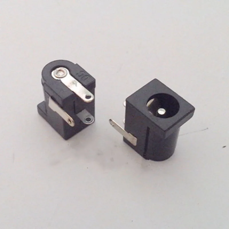2.5 DC DC hollow receptacle Fixed type power adapter socket welding ...