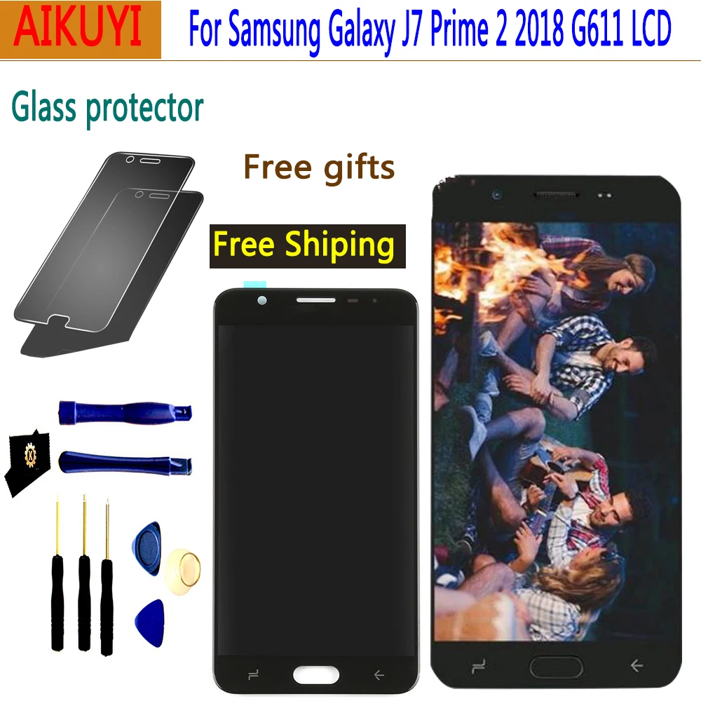 AMOLED-J7-Prime-2018-G611-For-Samsung-Galaxy-J7-Prime-2-2018-G611-G611F ...