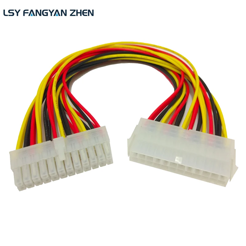 Power Supply 24Pin Male to Female ATX Motherboard Mainboard Adapter ...