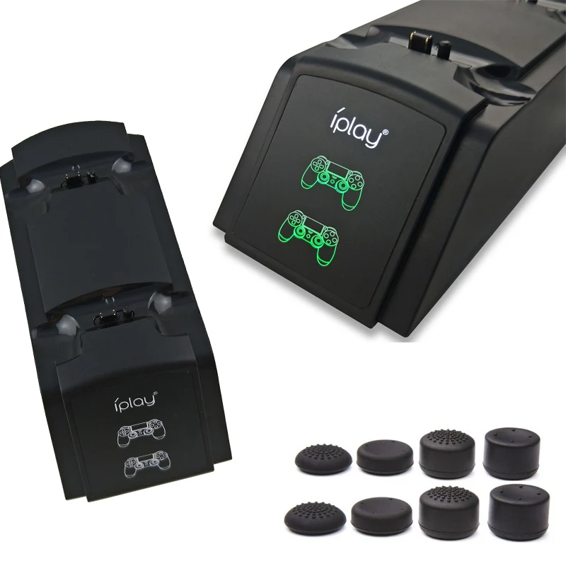 Ps4 컨트롤러 Led 충전기 듀얼 포트 충전 도킹 스테이션 스탠드 기본 크래들 소니 플레이 스테이션 4 Ps4 슬림 Ps4 프로 게임 패드충전기 Aliexpress