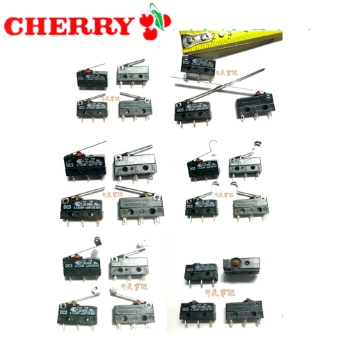 Original cherry micro switch dc3 curto/longo/polia/dobrado punho 10a ...