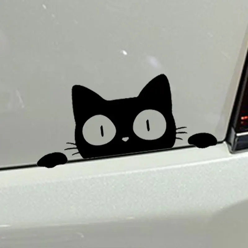 Lovely Cat Car Sticker For Cars Styling Vinyl Decal Cartoon Waterproof Stickers Reflective