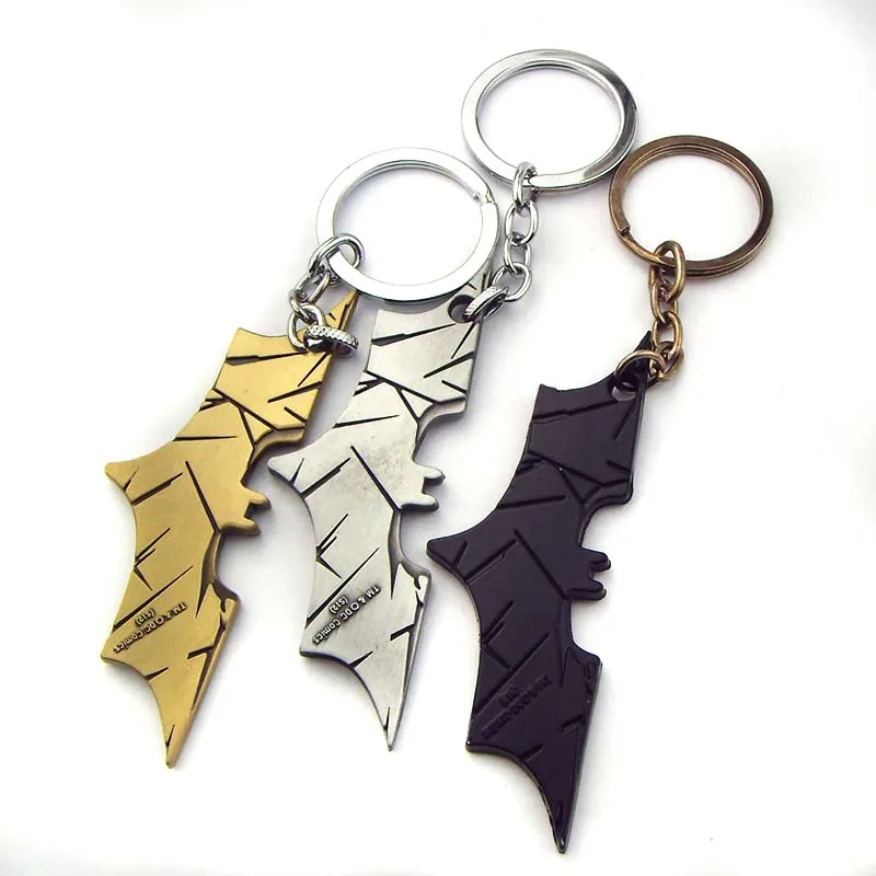 Aliexpress.com : Buy Bat Man Movie Theme Metal Keychains Batman Key ...