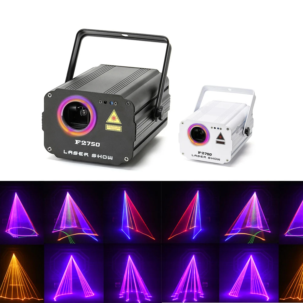 3d Laser Light Rgb Colorful Dmx 512 Scanner Projector Party Xmas Dj ...