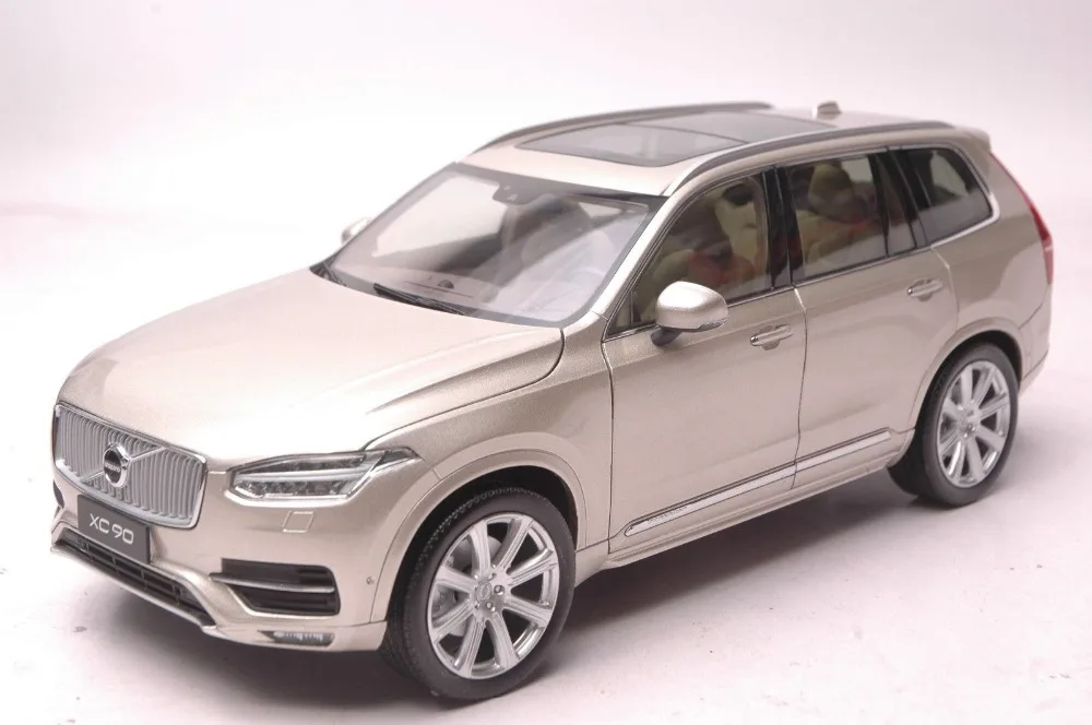 1:18 Diecast Model for Volvo XC XC90 2015 Gold SUV Alloy Toy Car ...