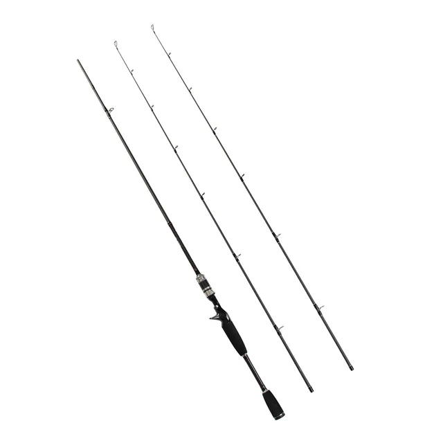 2 Rod Tip 2.1M Casting Rod Carbon Portable Bait Casting Fishing Rods ...