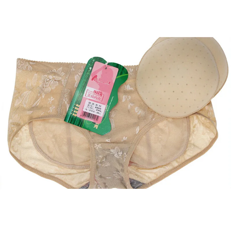 An Qian Brand Low Rise Sexy Padded Panties Nice Bottom Bragas Seamless Panty Beautify Buttocks