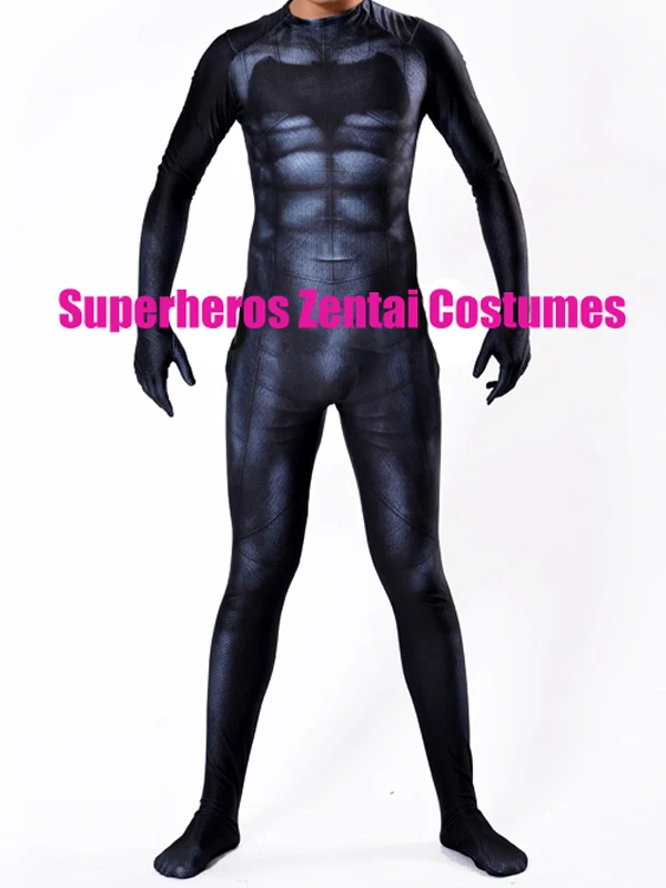 Batman Cosplay costumes 3D Print Spandex Male Superhero Bodysuit Newest ...