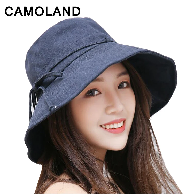 Fashion Summer Sun Hats for Women Travel Beach Caps Outdoor UV ...