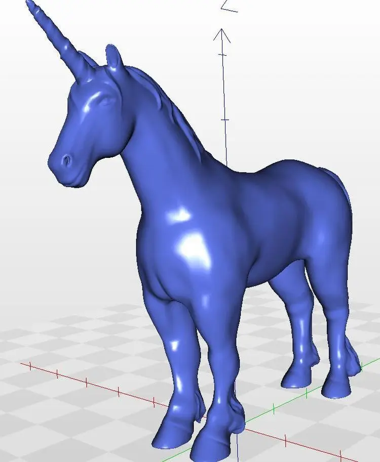 Unicorn 1 Full 3d Model For Cnc In Stl File In Wood Routers From Tools