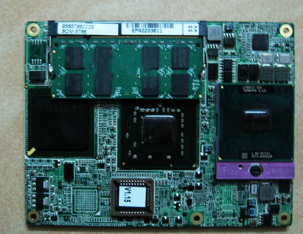 X86 Som-5786 Rev B1 Embedded Motherboard - Fiber Optic Equipment ...