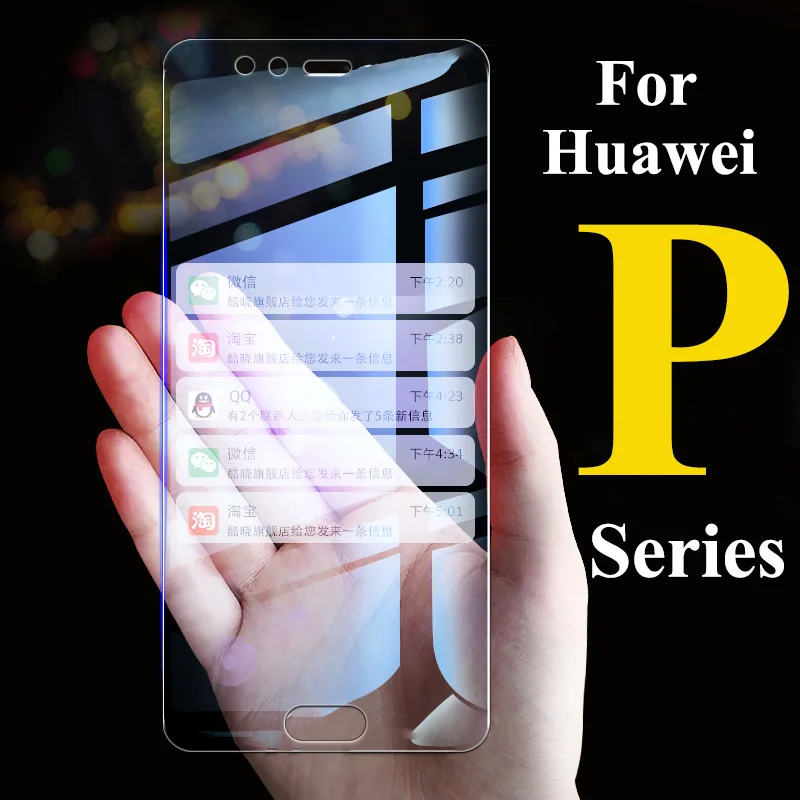 Protective Glass On For Huawei P20 P10 P8 P9 Lite P Smart Plus Screen ...