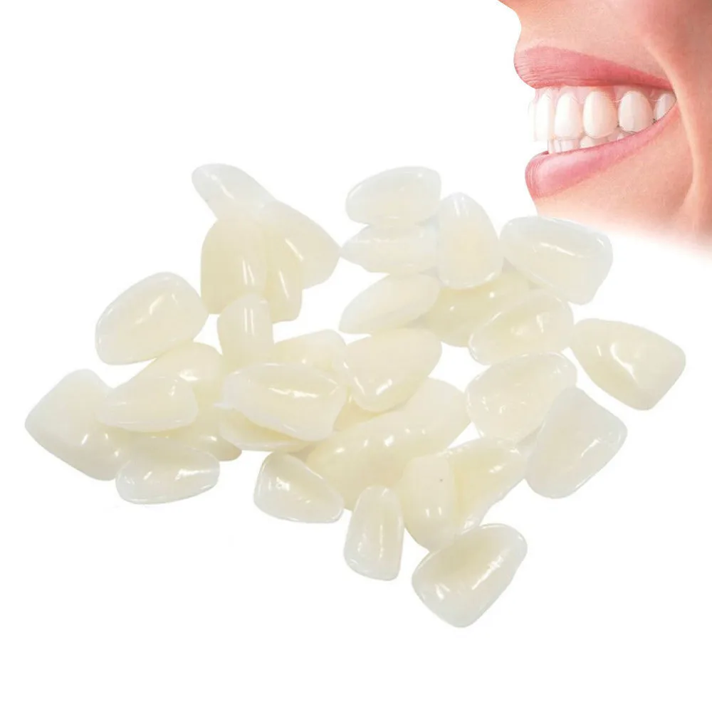 50Pcs Temporary Teeth Veneer Porcelain Teeth Temporary Crown Dental ...