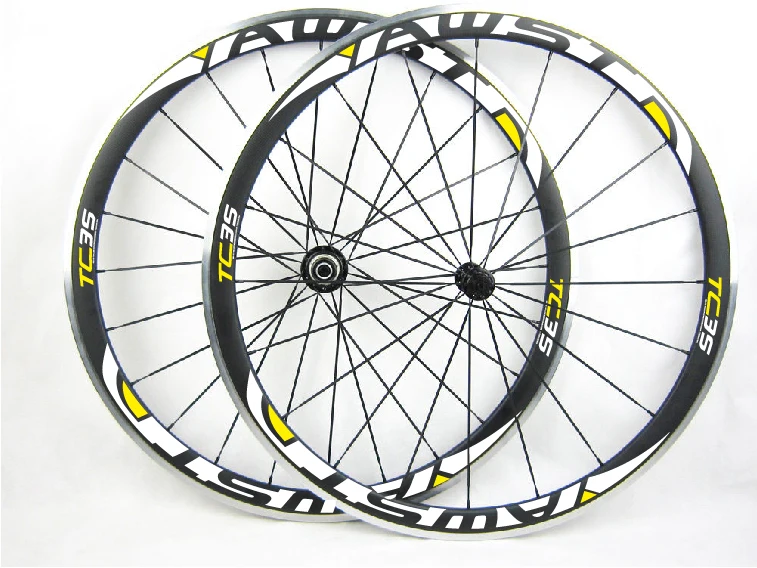 38mm Black Spokes 20H/24H Road Bike 700c Carbon Alloy Wheels 38mm ...