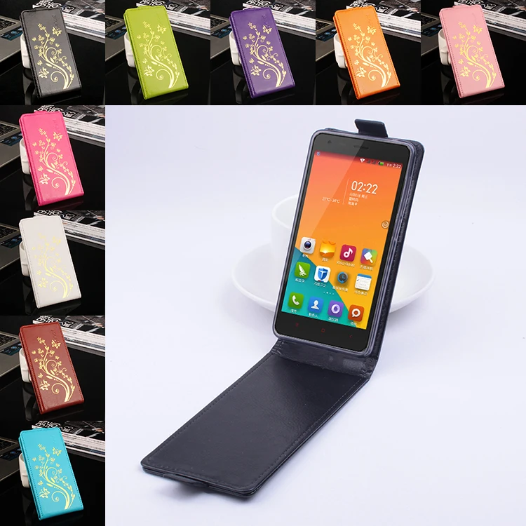 Funda de cuero para Xiaomi Hong mi 2 carcasa de cubierta plegable para ...
