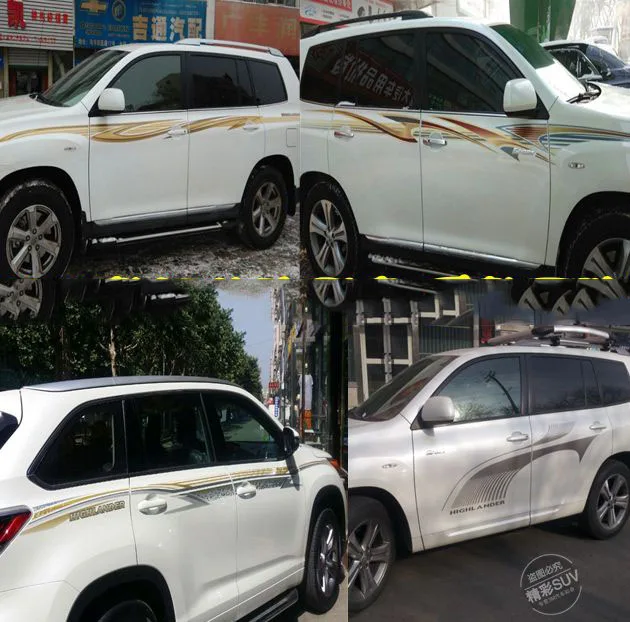Luhuezu 5 Types 3m Car Body Sticker For Toyota Highlander Kluger ...