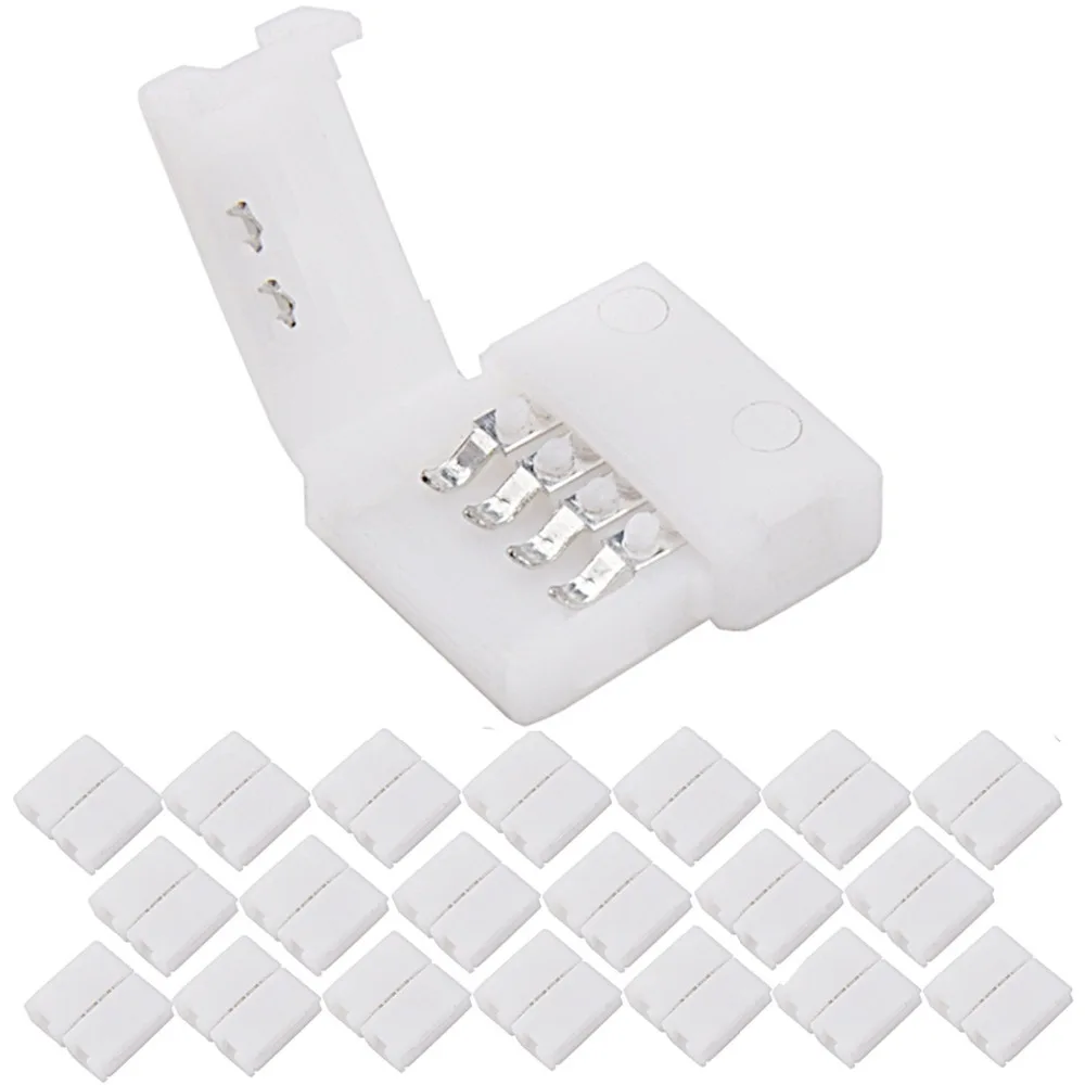 4 Pin RGB PBC LED Light Strip Connector PBC LED 10mm Gapless Strip to ...