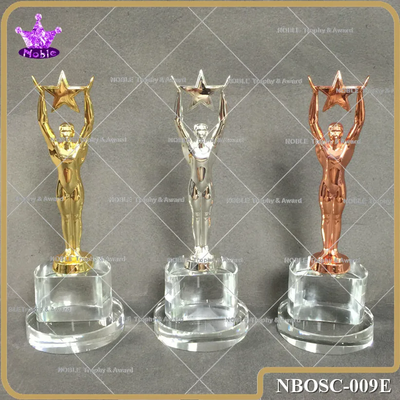 Noble-Metal-Gold-Silver-Bronze-Plated-Oscar-Star-Trophy-Awards-On ...