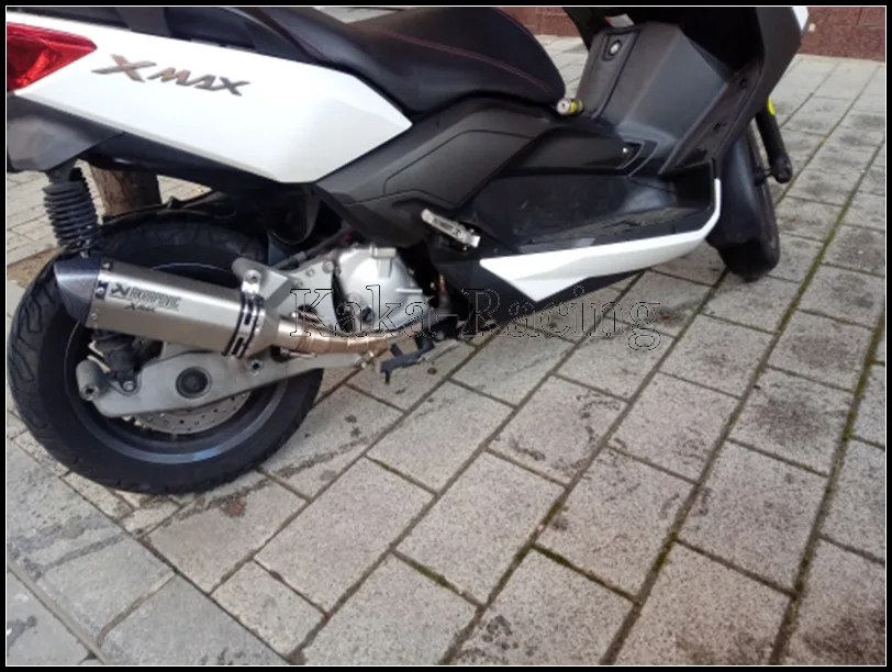 X-MAX motorcycle Akrapovic Exhaust pipe Muffler Modified link Pipe ...